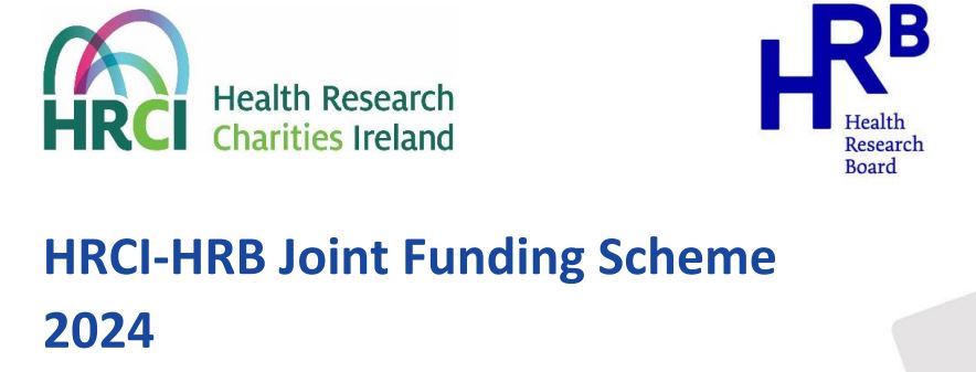 HRCI/HRB Joint Funding Scheme 2023/2024 – Call for Research Proposals ...